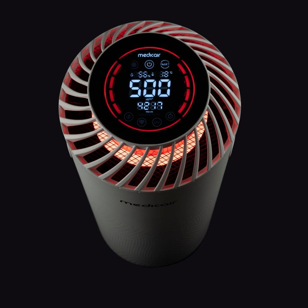 MedicAir Pro Air Purifier H13 True-HEPA/Carbon Filter & 24W UV-C Light ...